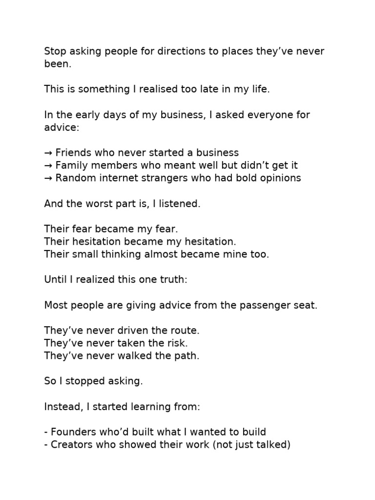 Stop Asking People For Directions To Places They | PDF