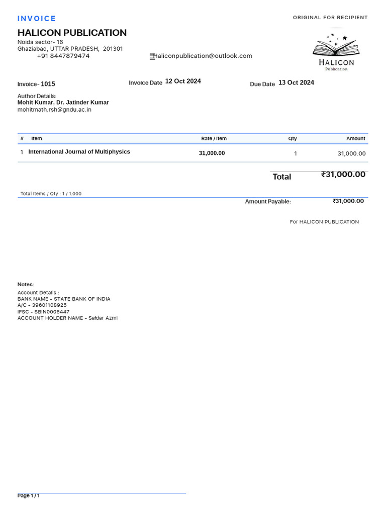 HP-1015_Invoice (2) | PDF