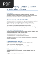 Class 10 History Chapter 1 Detailed Notes | PDF | Nationalism | Europe