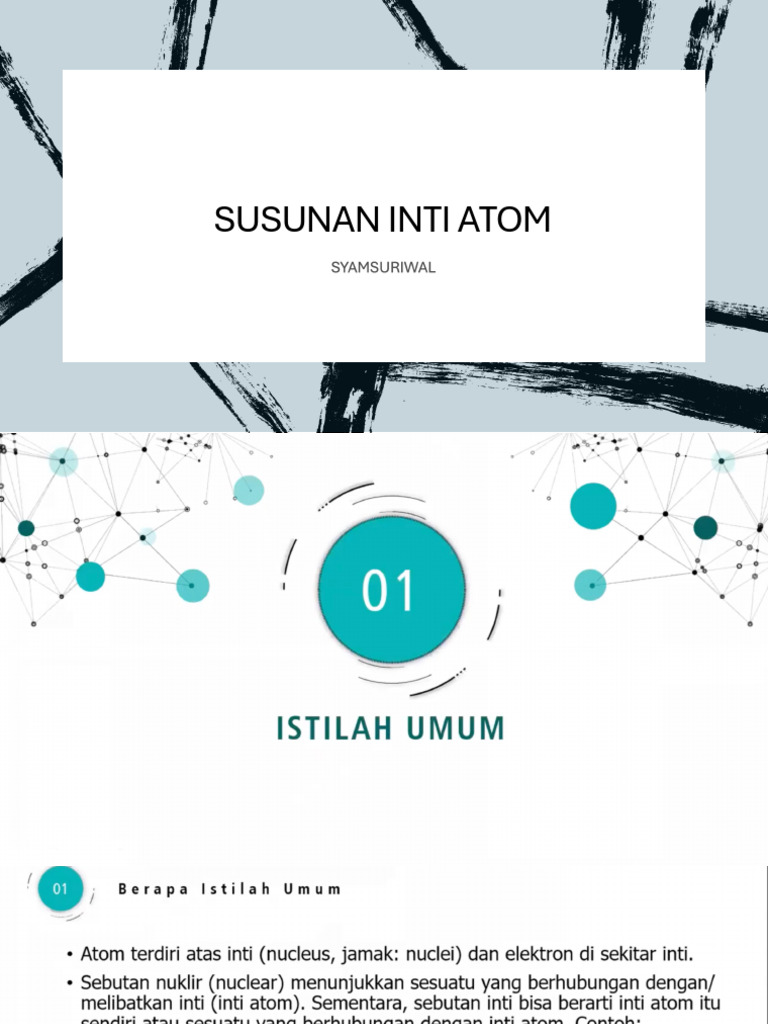 1 Susunan Inti Atom-1 | PDF