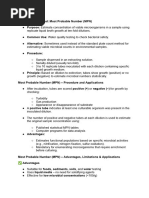 MPN Table for Coliforms (5-Tube Method) | PDF