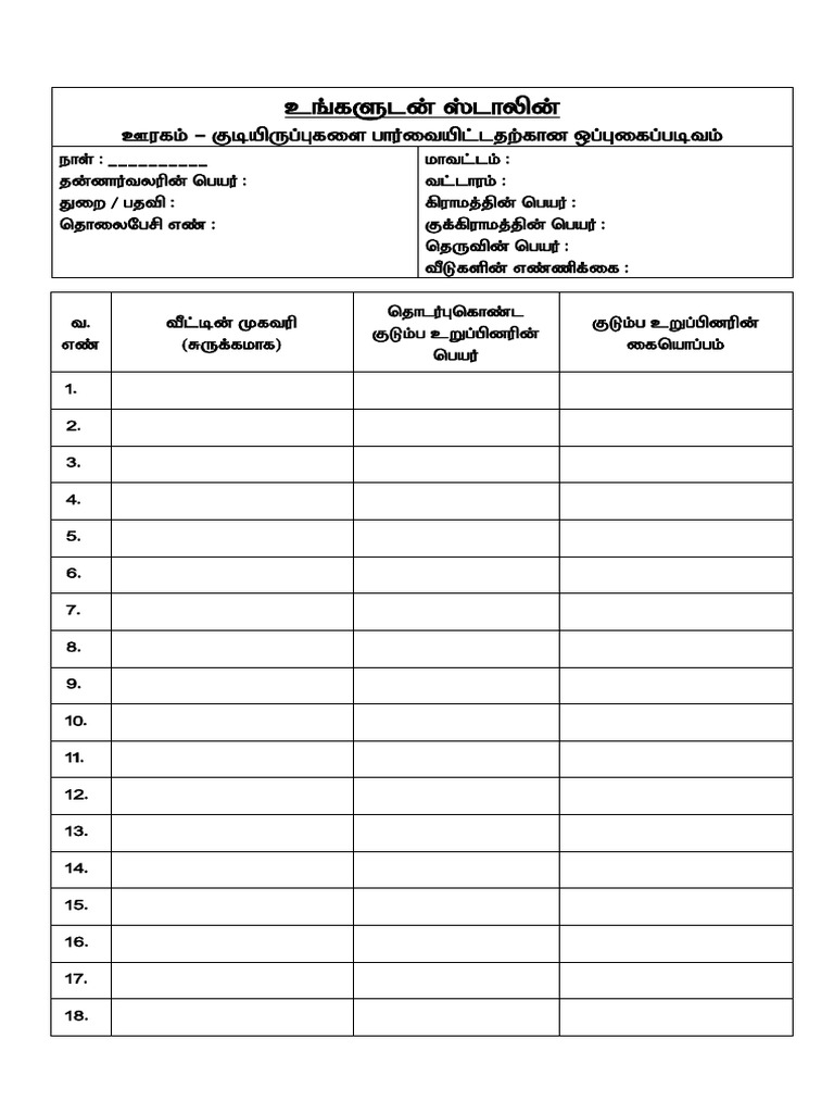 Ungaludan Stalin Ack Form For 75HH | PDF
