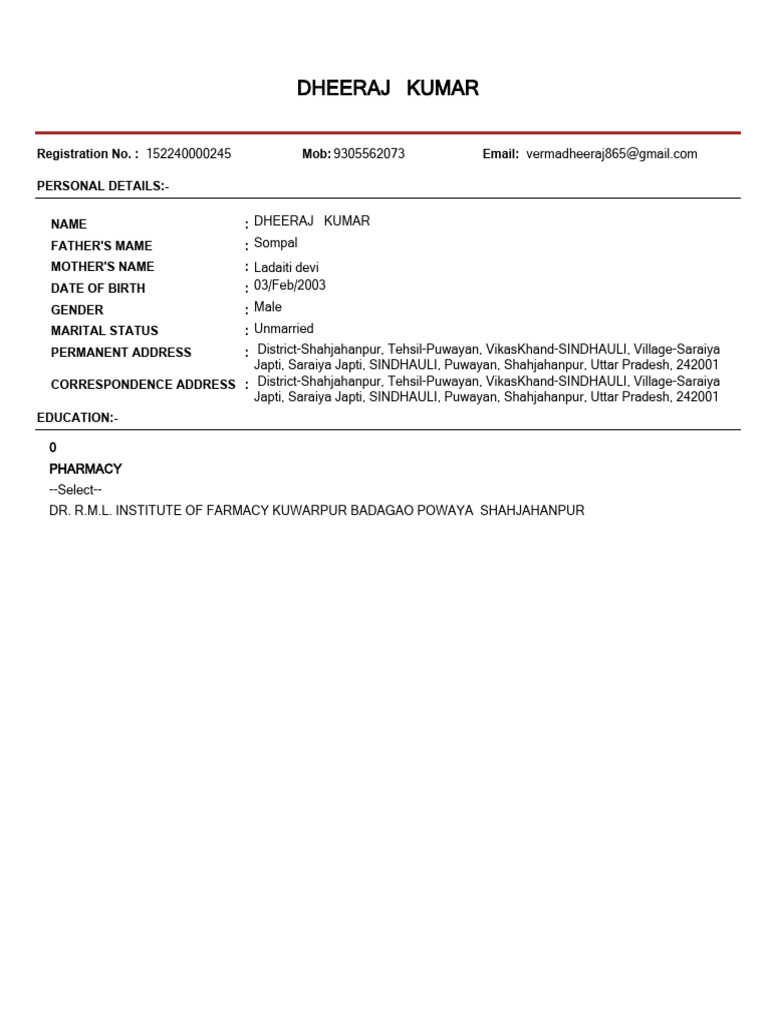 JobSeekerResume DHEERAJ | PDF