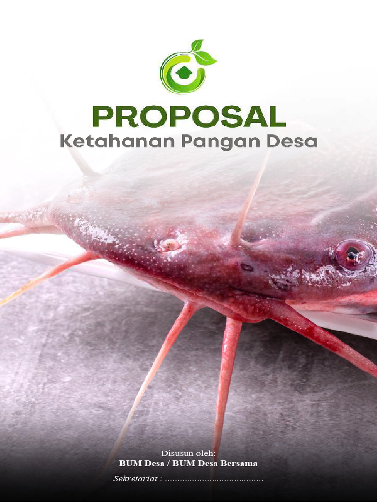 Contoh Proposal Budidaya Ikan Lele Oleh BUMG | PDF