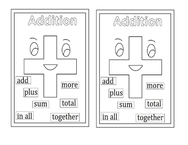 Addition Vocabulary | PDF