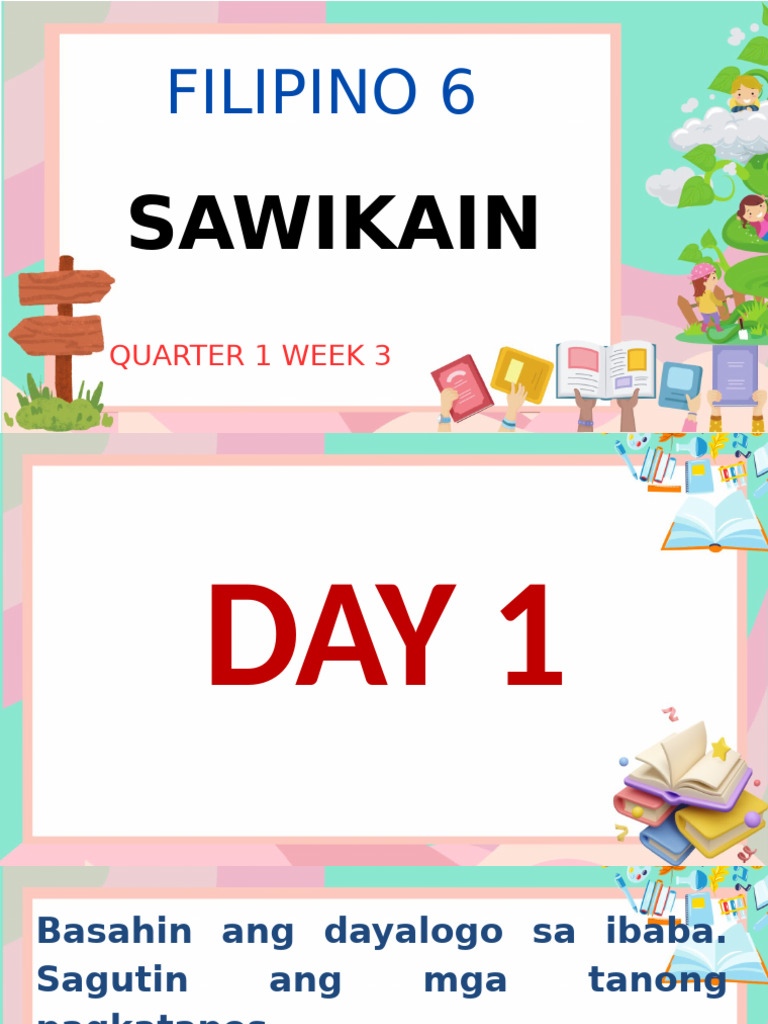 GR 6-Fil.-Wk 3 - QTR 1 | PDF