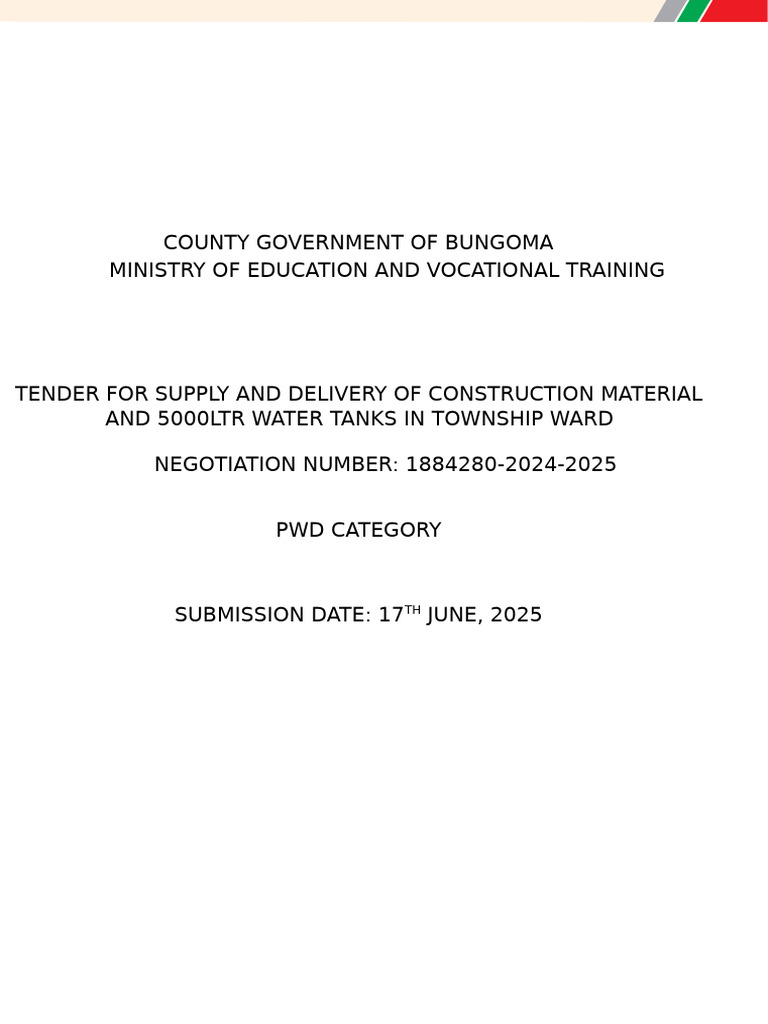 11 Supplies Township Ward | PDF | Joint Venture | Tax Exemption