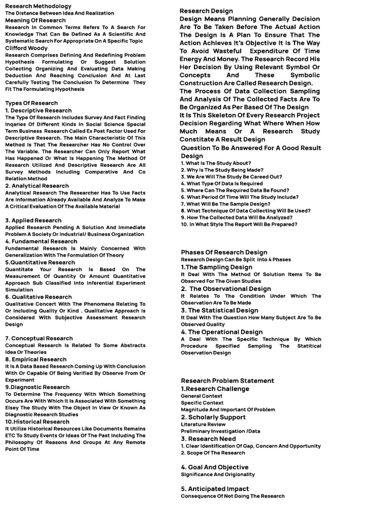 Reserch Methology Final 6 3 | PDF | Methodology | Statistics