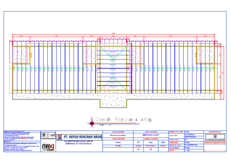 Denah Rehabilitasi Pasar Kediri | PDF