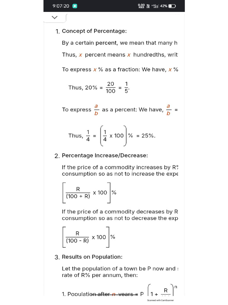 7 Percentage-PP | PDF