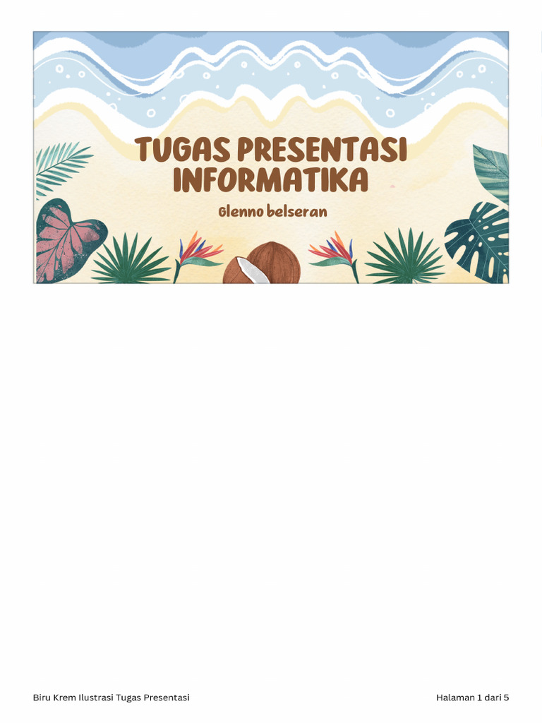 Tugas Presentasi Informatika | PDF