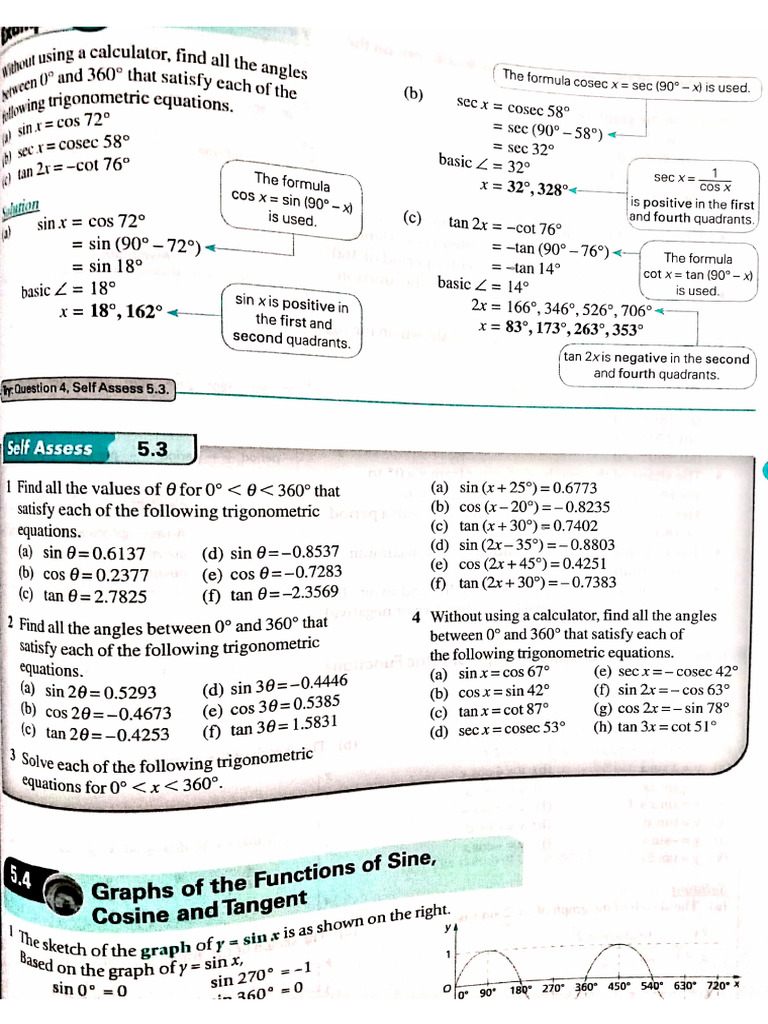 Solving Trigo Eqn | PDF