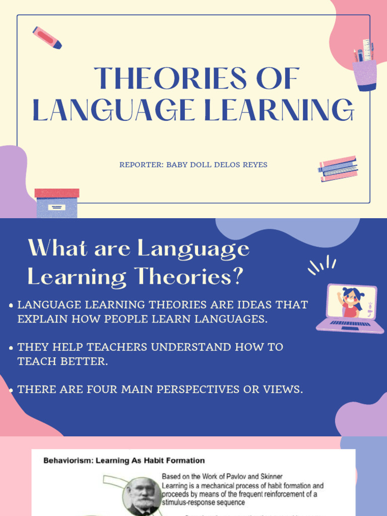 Doll - THEORIES OF LANGUAGE LEARNING | PDF