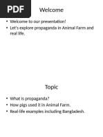 Propaganda Analysis in Animal Farm Essay | PDF | Propaganda | Persuasion