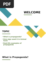 Propaganda Analysis in Animal Farm Essay | PDF | Propaganda | Persuasion
