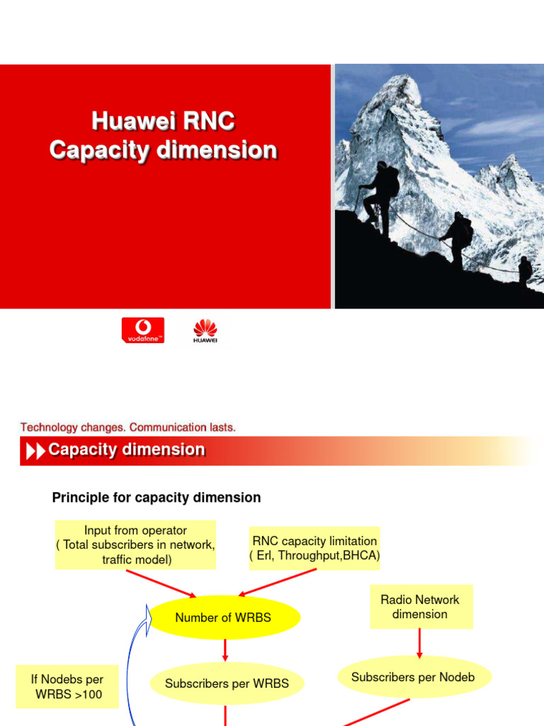 Huawei RNC Capacity Analysis Guide | PDF | Data Transmission | Mobile ...