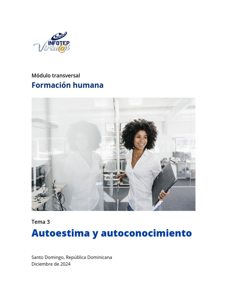 Tema 3. Autoestima y Autoconocimiento | PDF | Las emociones | Autoestima