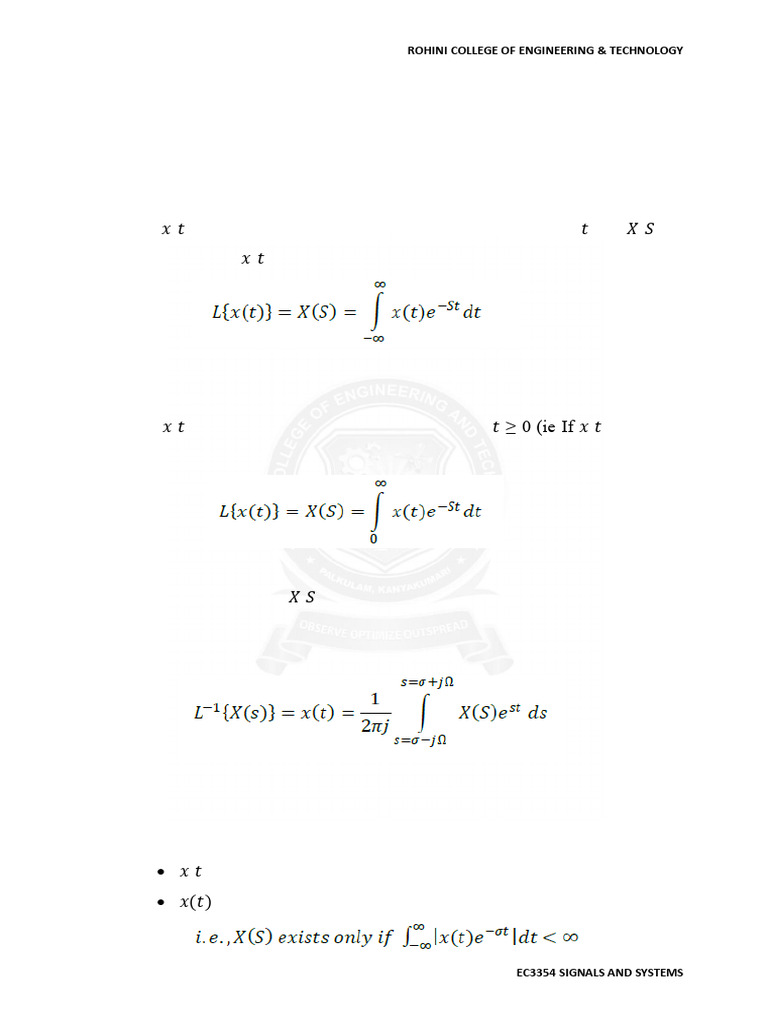 Laplace Transform | PDF