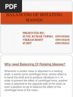 Experiment (5) Static and Dynamic Balancing | PDF | Equations | Classical Mechanics