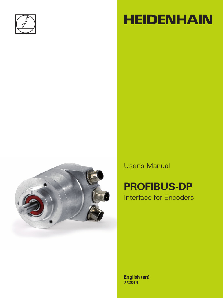 Heidenhain. ProfiBus-DP Interface DP-V0 For Encoders. User Manual | PDF | Electrical Connector ...