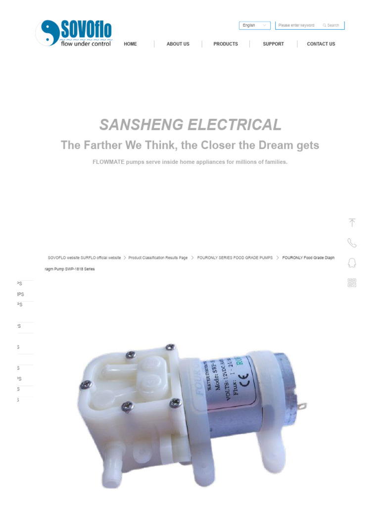 MI3 Inlet Pump Datasheet | PDF | Pump | Water