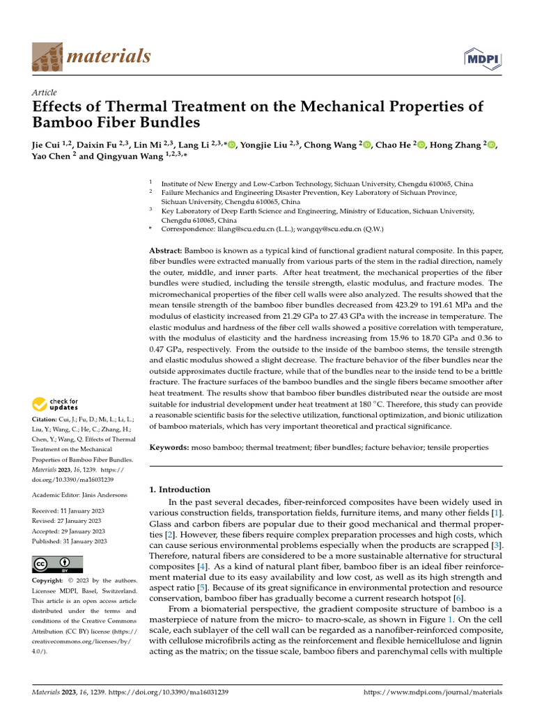 Materials 16 01239 v2 Thermal Treatment | PDF | Young's Modulus ...