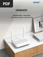 ONT HGU Brochure (HG6145D2) | PDF | I Pv6 | Communications Protocols