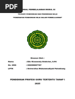 2 Contoh Jurnal Modul 2 PPG 2025 Pembelajaran Sosi | PDF