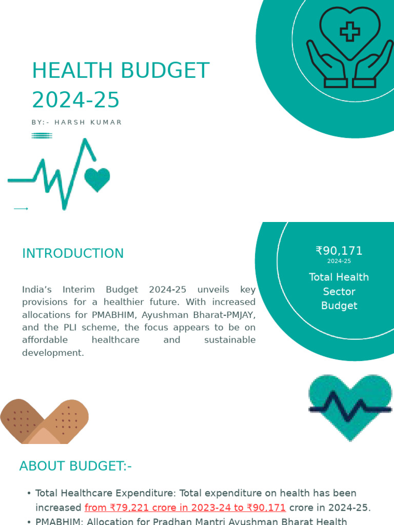 Health Budget 2024-25 | PDF