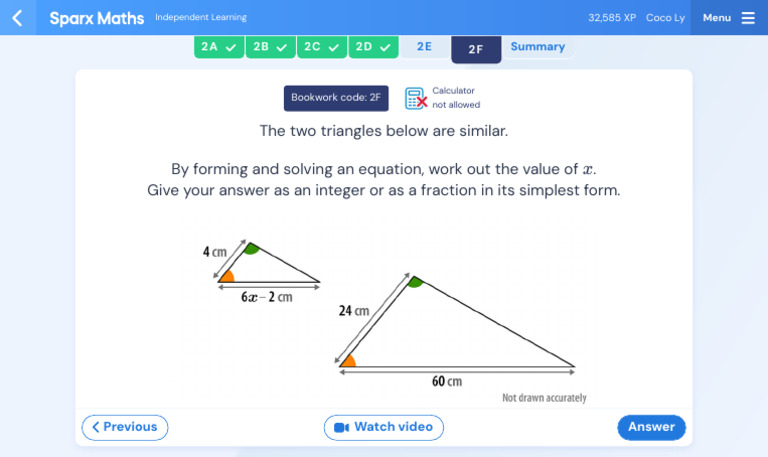 Sparx Mathematics Independent Learning | PDF
