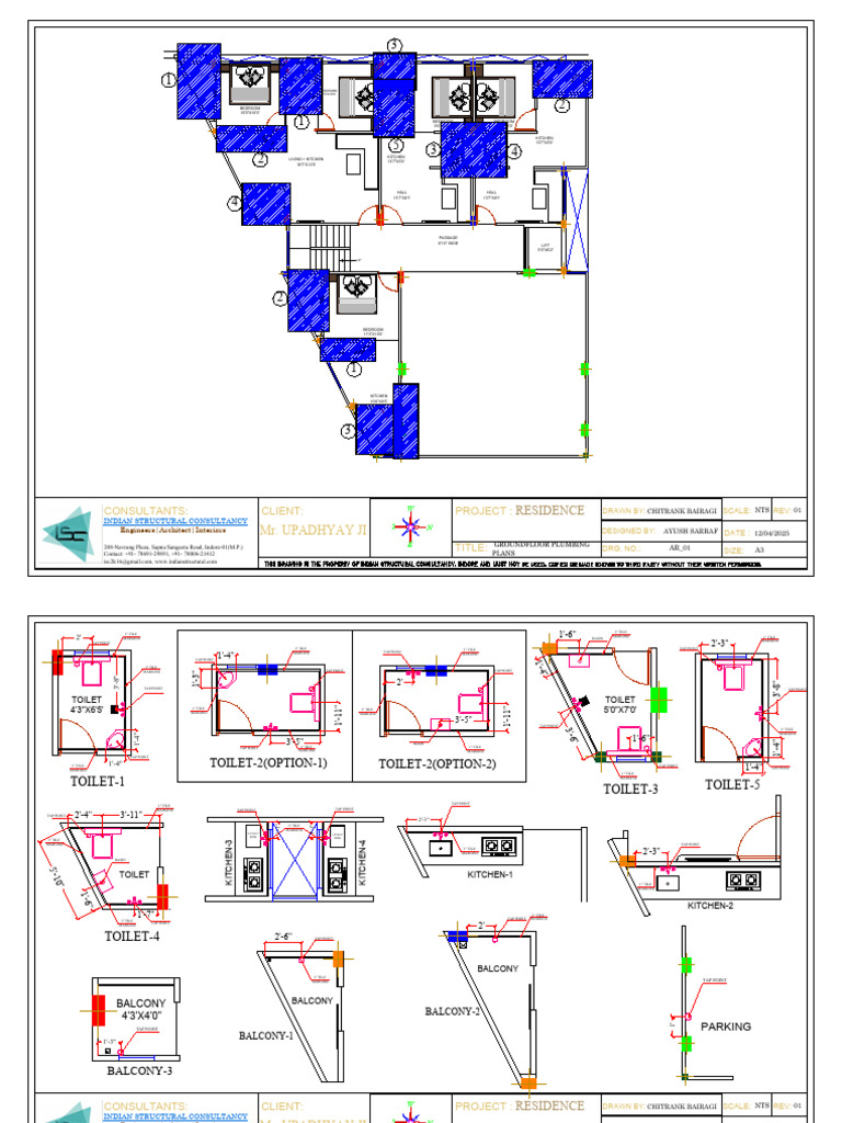 Ground Floor Plumbing Details | PDF