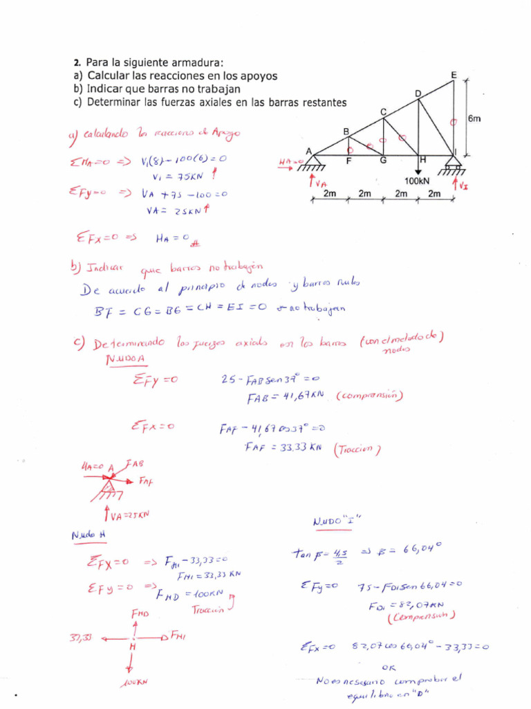 Practica Dirigida N°3 Estatica | PDF