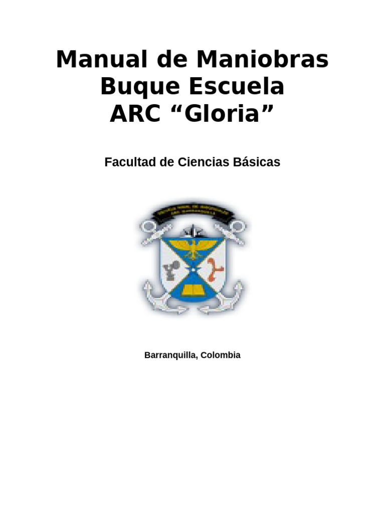 Manual de Maniobras Buque Escuela ENSB | PDF | Aparejo | Mástil (Vela)