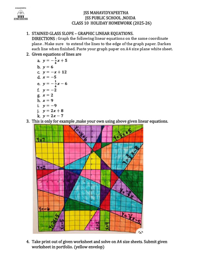 Math Holiday Homework (2025-26) | PDF | Zero Of A Function | Polynomial