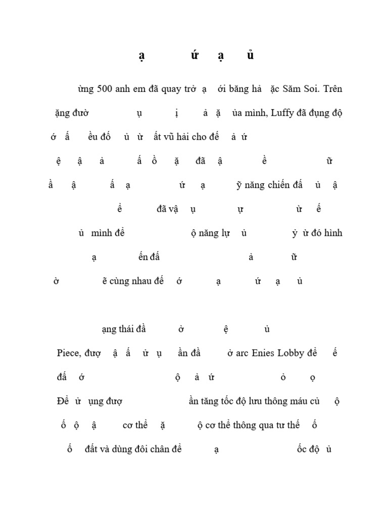 Top 7 TR NG Thái S C M NH C A Luffy | PDF