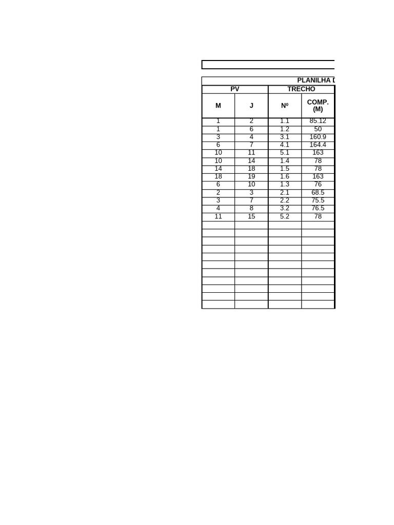 Planilha Esgoto Ariadne | PDF
