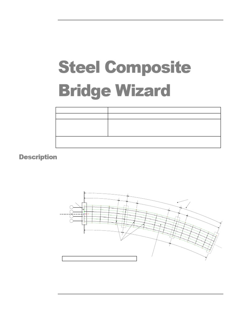 Steel Composite Bridge Wizard | PDF | Beam (Structure) | Computer File