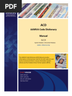 AAMVA ACD Code Dictionary Overview | PDF | Driving Under The Influence ...