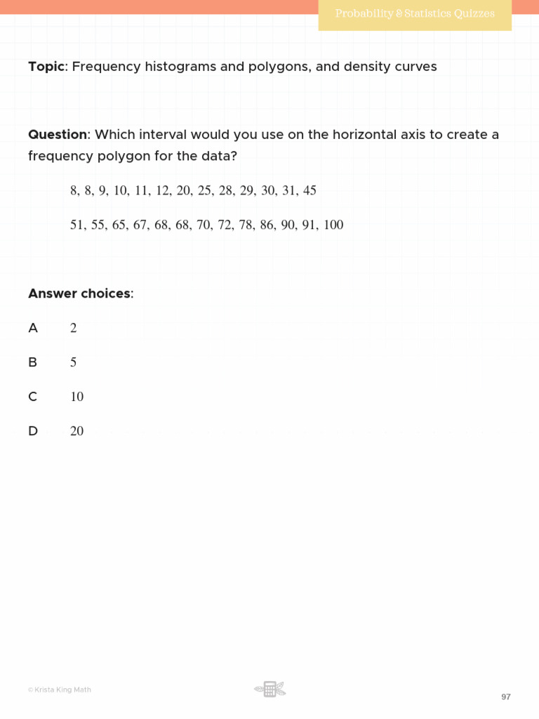 Frequency Polygons vs. Histograms Guide | PDF | Histogram