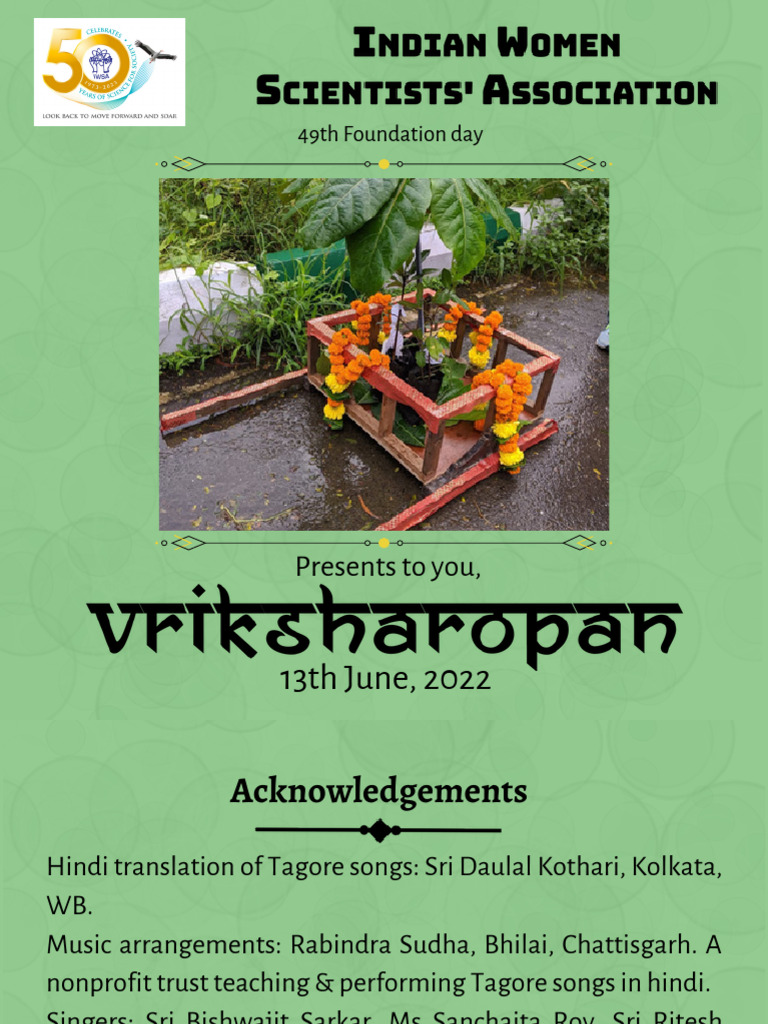 Vriksharopan Brochure PDF | PDF
