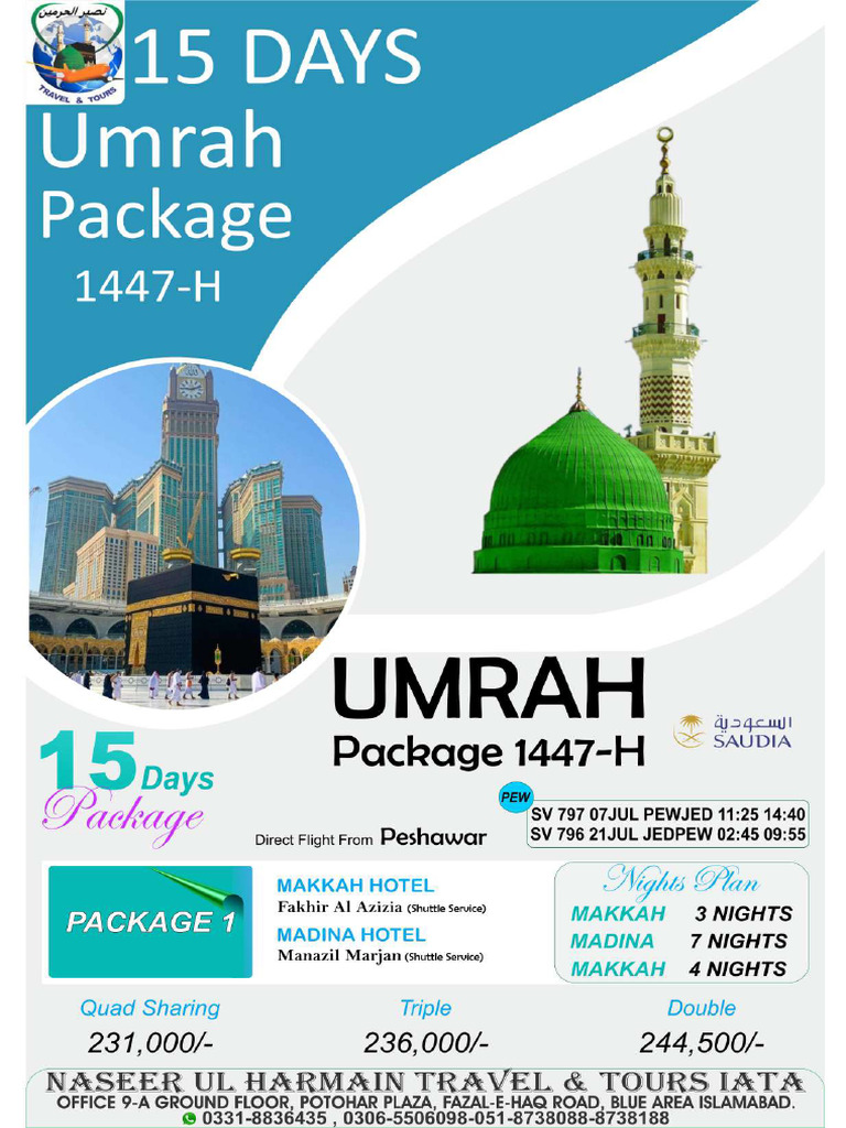 Umrah Package-Pew | PDF