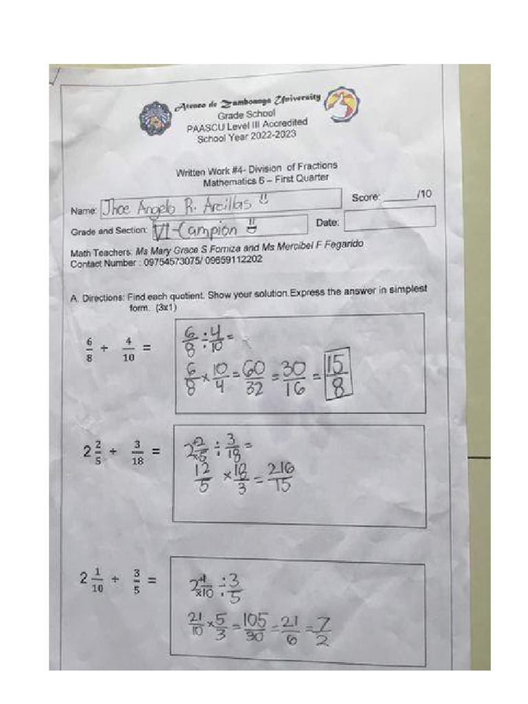 Arcillas, Jhoe Angelo R | PDF