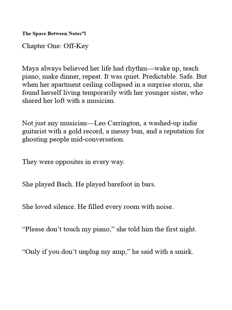The Space Between Notes | PDF