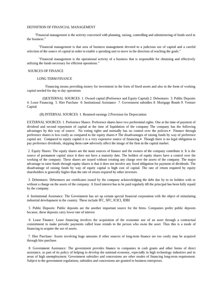 Financial Management and Funding Sources | PDF | Credit Card | Banks