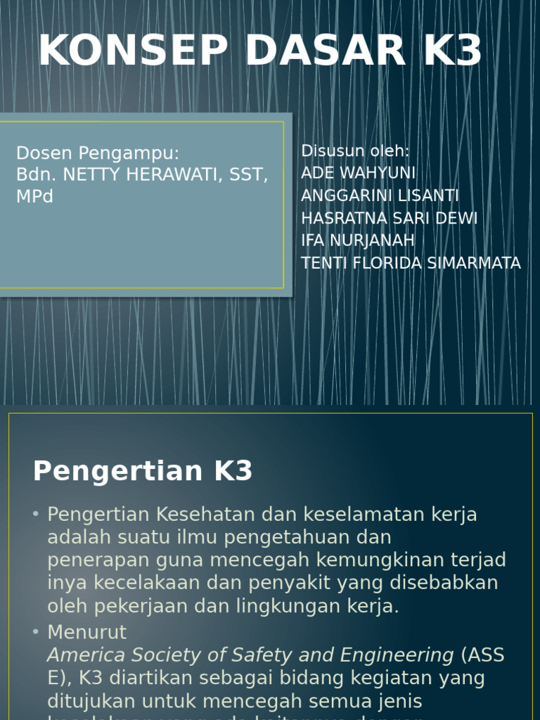 Konsep Dasar k3 | PDF
