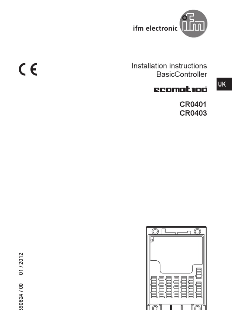 Installation Instructions Basiccontroller: Cr0401 Cr0403 | PDF ...