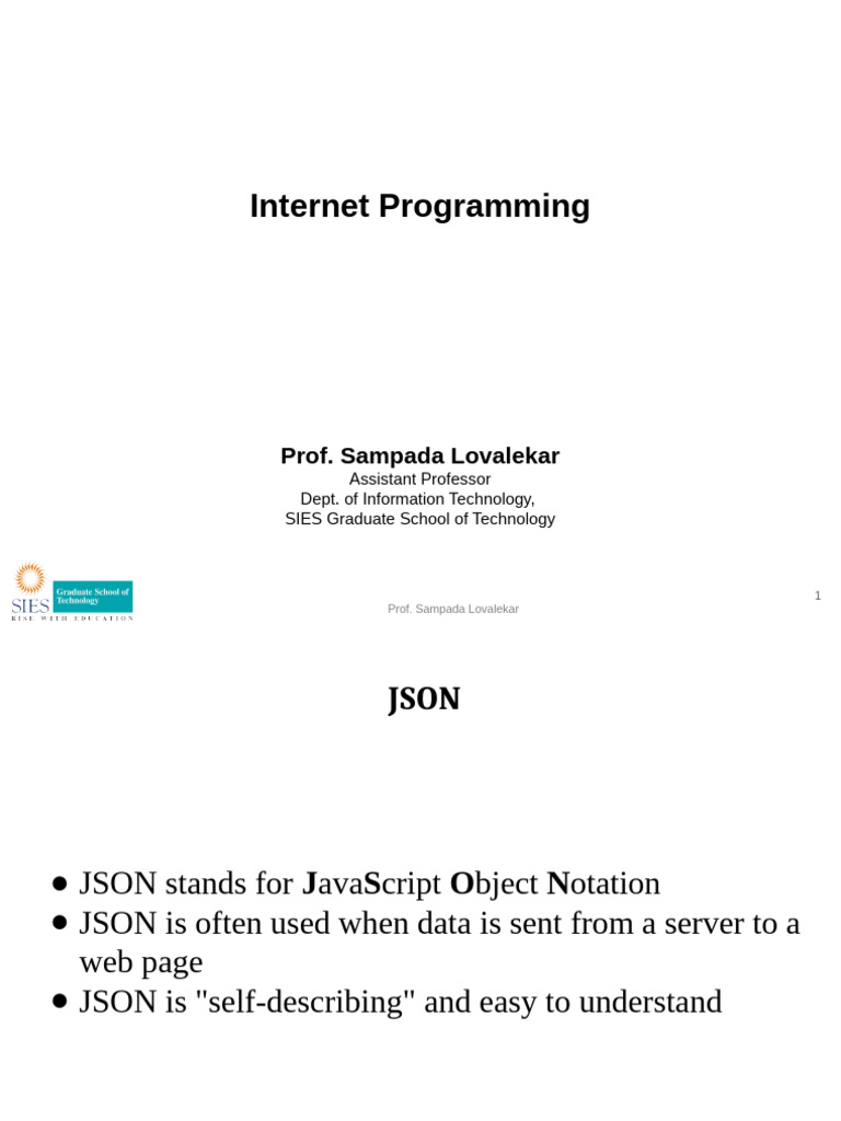 Inp PPT | PDF | Anonymous Function | Json