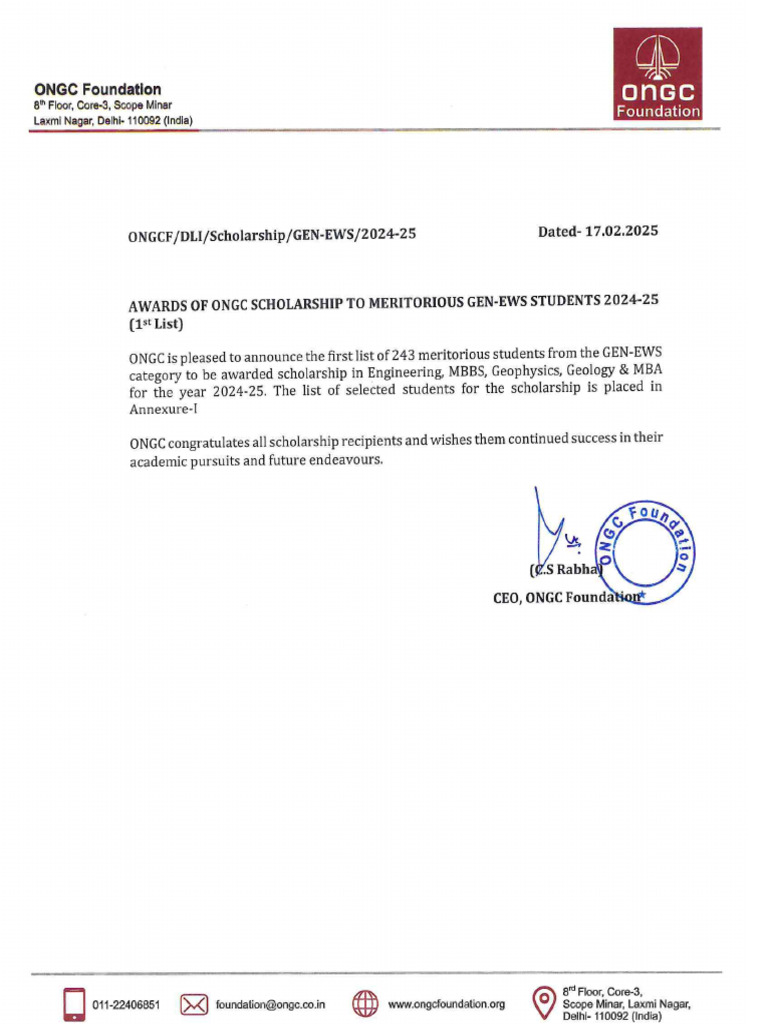 Ongc Result Gen | PDF