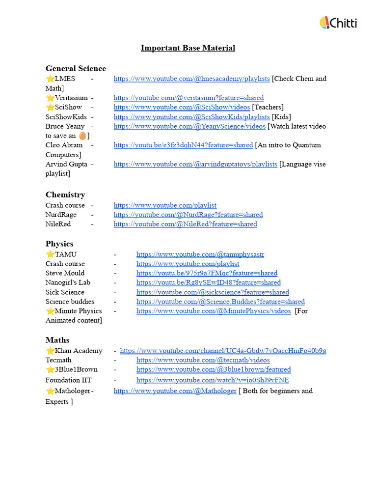 Important Base Material-1 | PDF