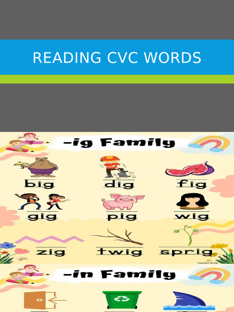 Reading CVC Words | PDF